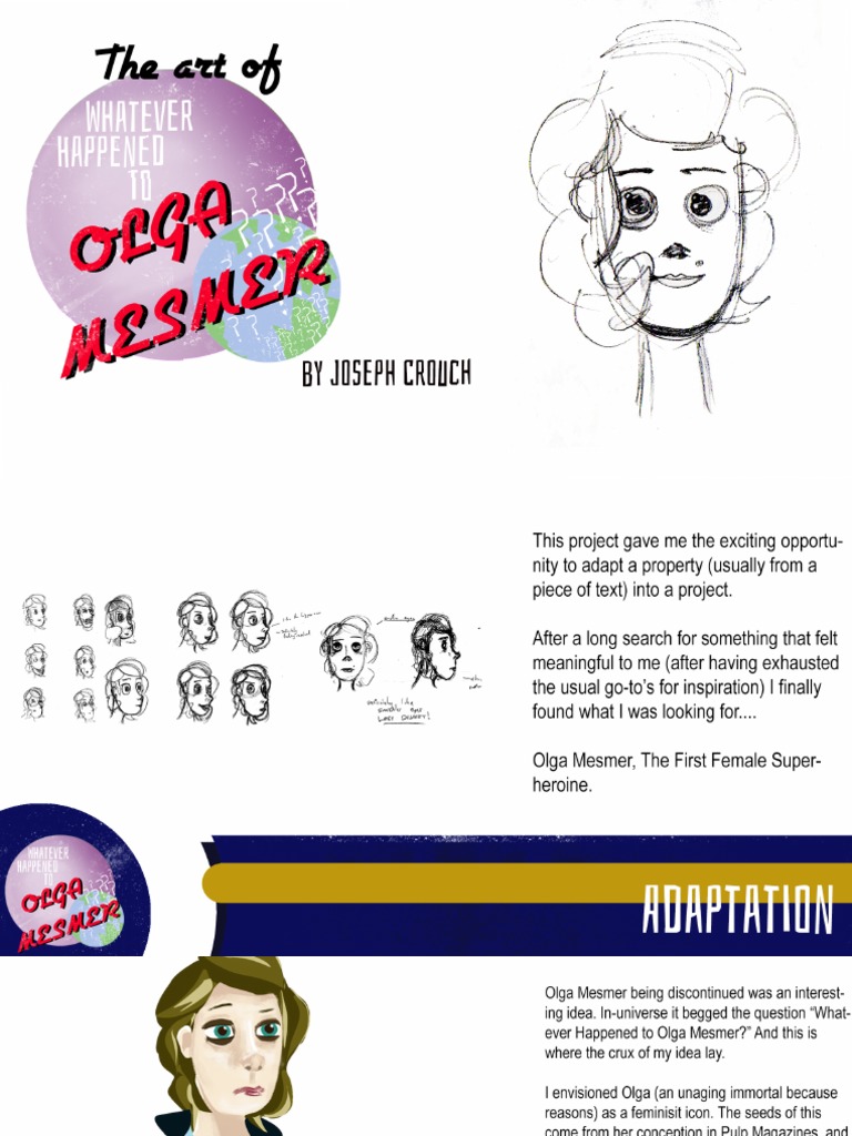 The Art of "Whatever Happened To Olga Mesmer?" | PDF