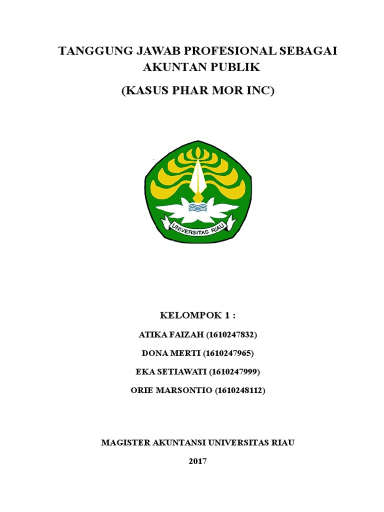 Kasus Phar Mor Inc | PDF
