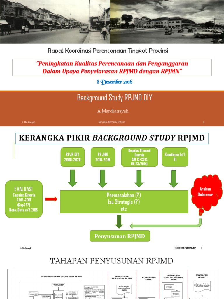 Penyelarasan RPJMD & RPJMN | PDF