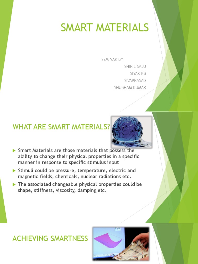 Smart Materials | PDF