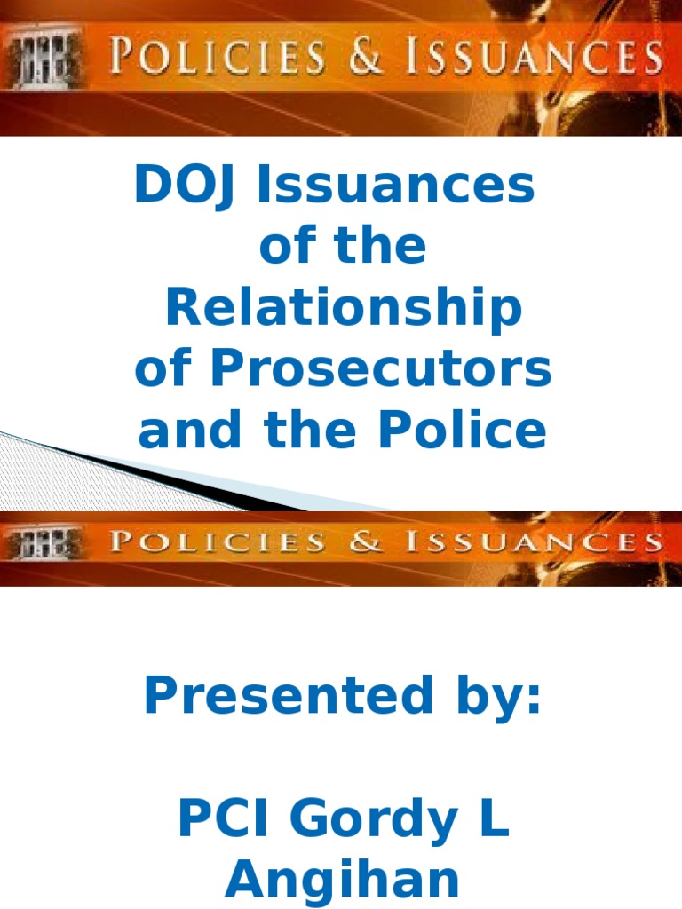 Powerpoint - DOJ Issuances - 4 Slides Per Page | PDF | Child Abuse ...