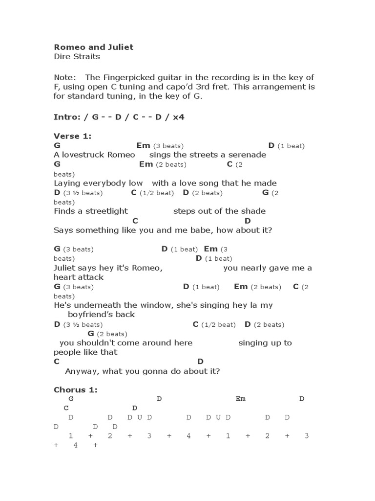 Romeo and Juliet | PDF | Song Structure | Musical Compositions