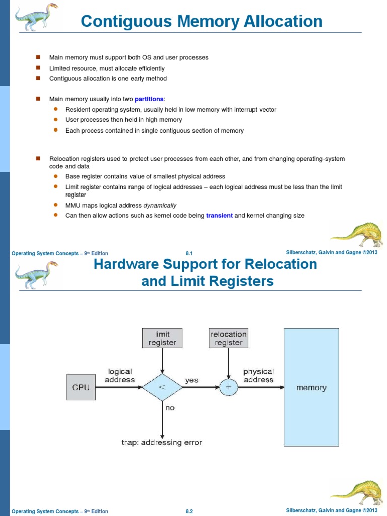 Contiguous Memory Allocation: Partitions | PDF | Data | Digital Technology