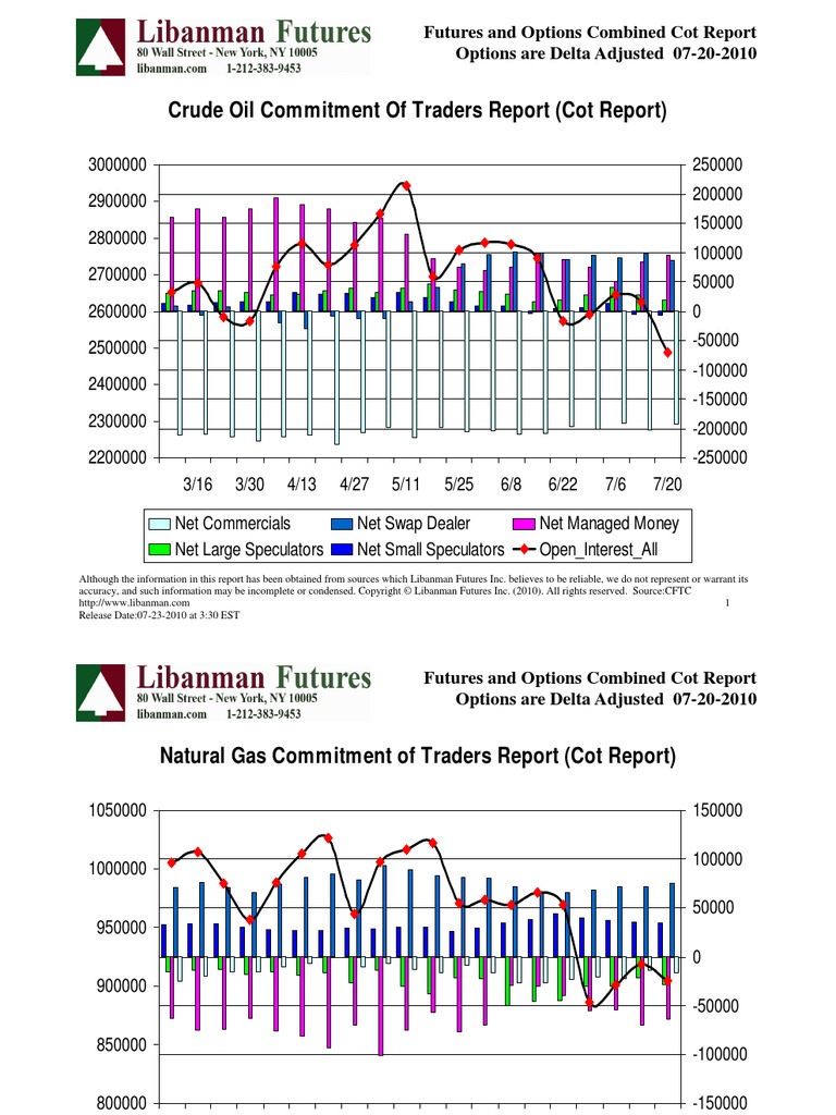 Commitment of Traders Report | Download Free PDF | Commodity Futures ...