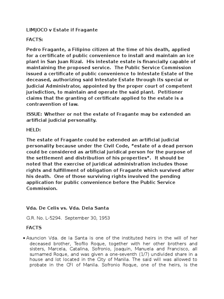 Estate administration dispute over inheritance shares | PDF | Probate ...