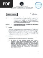 DBM Guidelines on Communication Allowance | PDF | Receipt | Expense