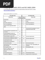 Comparison Matrix On ISO 9001, IsO 14001 & ISO 45001 | PDF | Quality ...