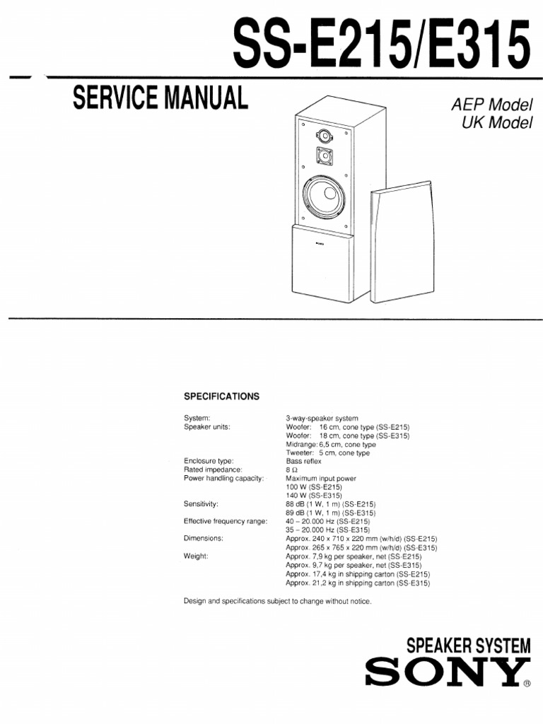 SS E215 | PDF