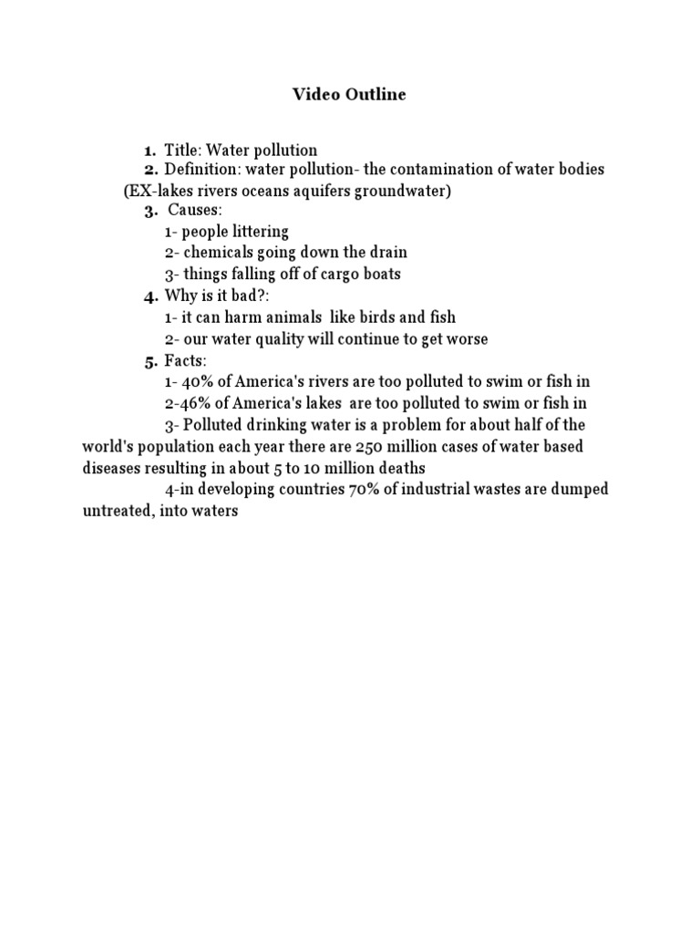 Videooutline | PDF