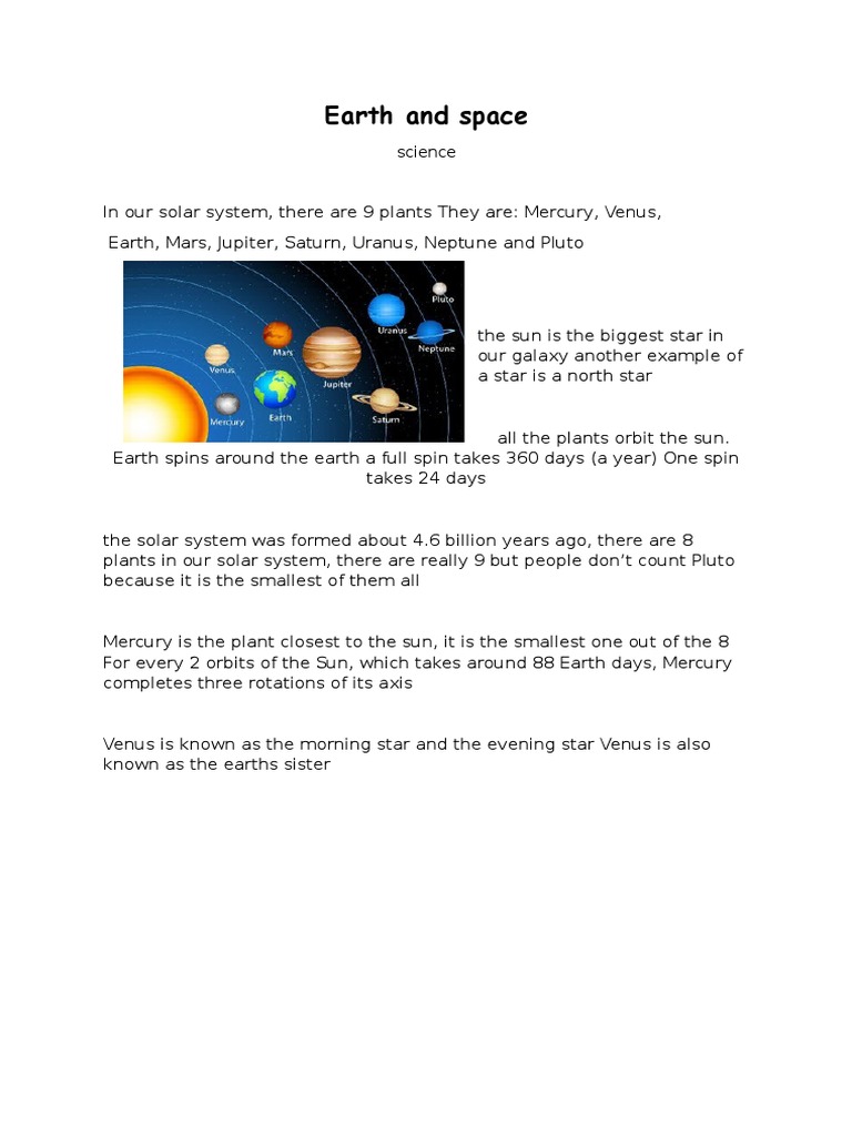 Solar System Overview and Facts | PDF