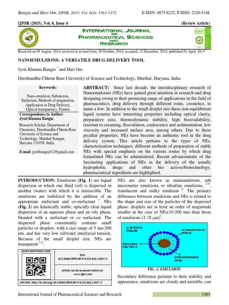 3 Vol. 6 Issue 4 April 2015 IJPSR RE 1502 Paper 3 | PDF