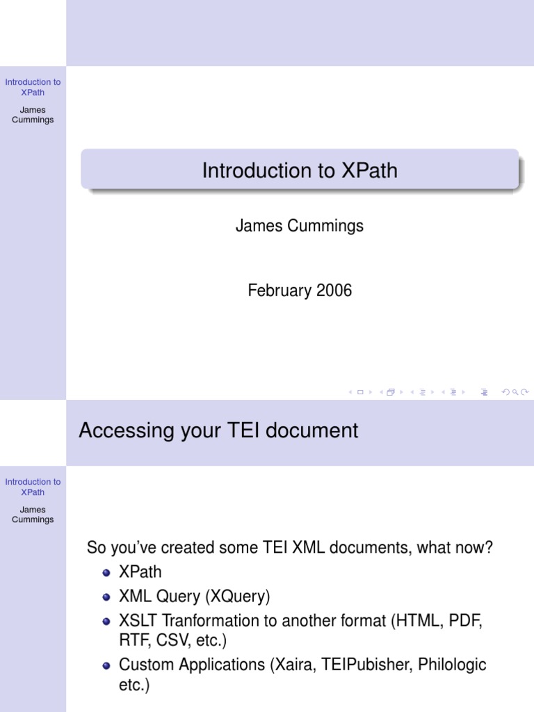 Introduction To XPath | PDF