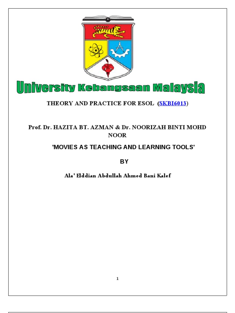 Movies as Effective Teaching Tools | PDF | Learning Styles | Motivation