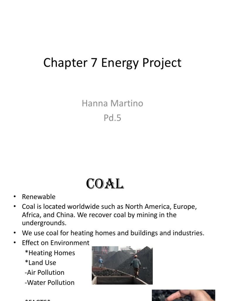 Chapter 7 Energy Project | PDF