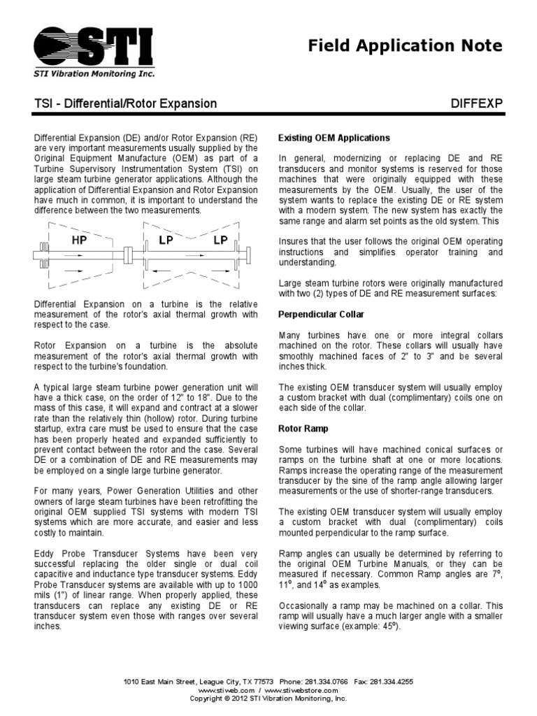 Diff Expansion | PDF | Turbine | Electric Generator