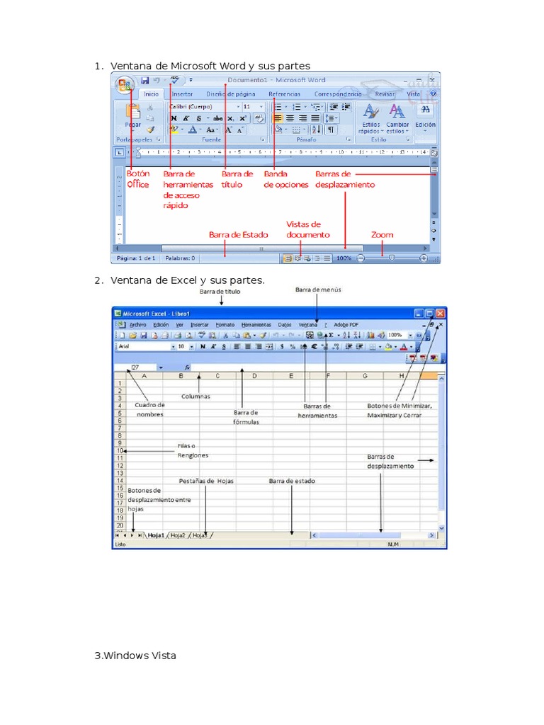 Ventana de Microsoft Word y Sus Partes | PDF