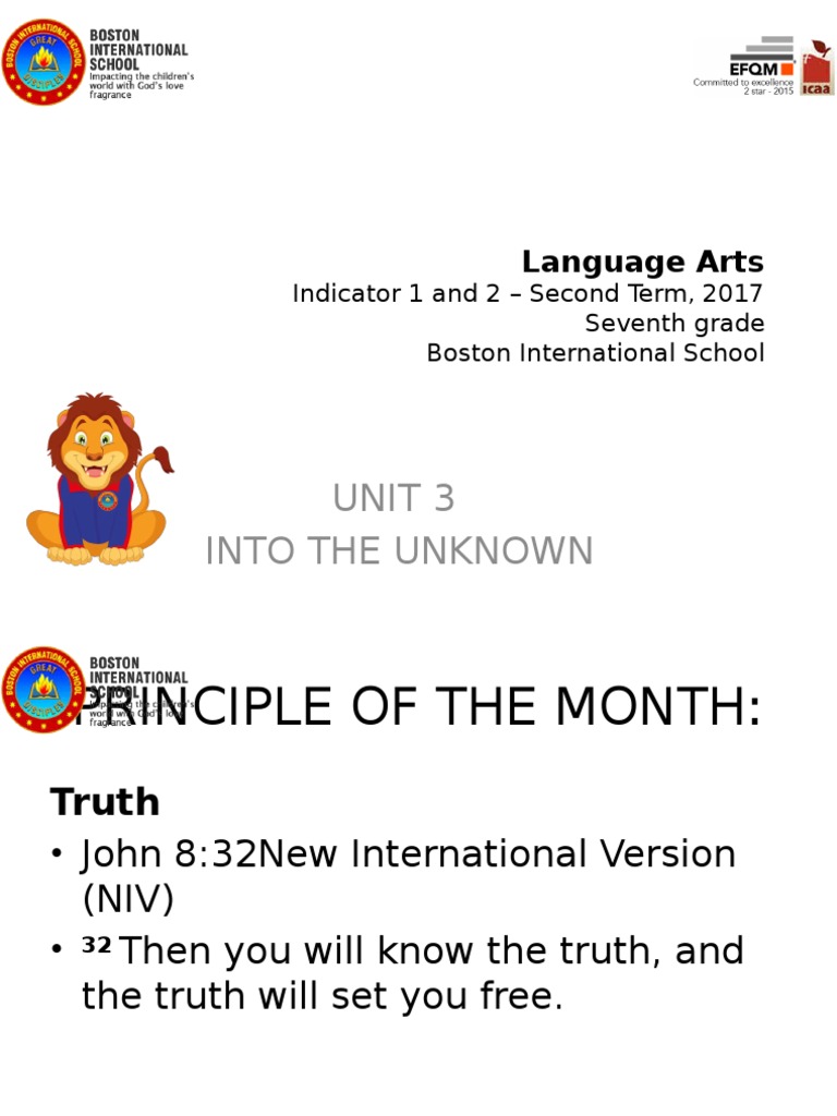 7th Language Arts - Second Period-2017 | PDF