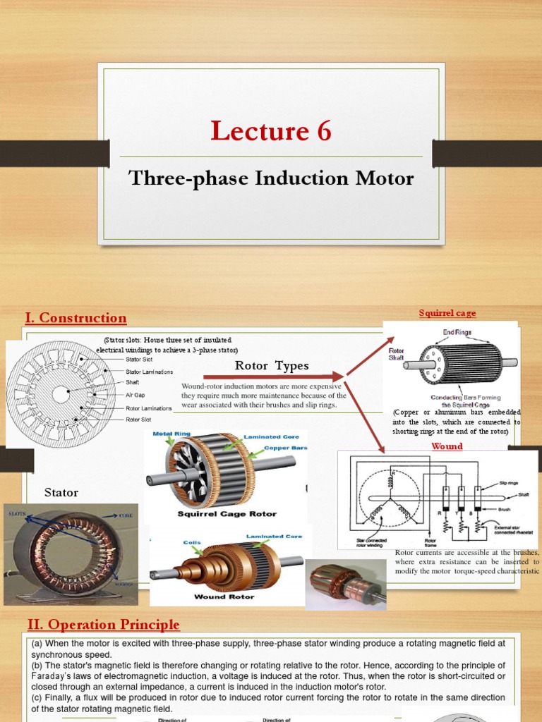 Three-Phase Induction Motor: Construction, Operation, Equivalent ...