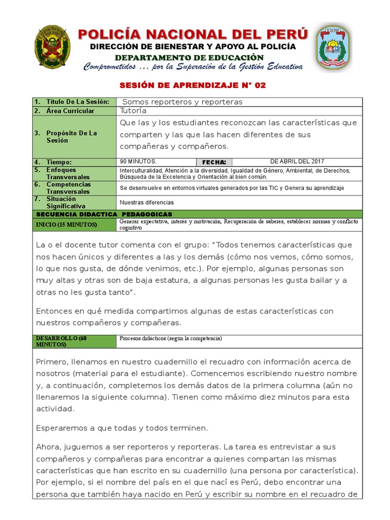 Somos Reporteros y Reporteras | PDF | Aprendizaje | Conceptos psicologicos