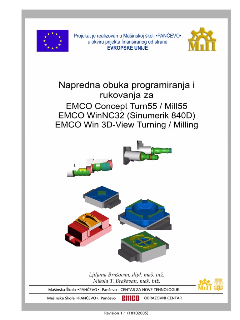 Prirucnik Za Naprednu Obuku Programiranja Sinumerik - 840d | PDF