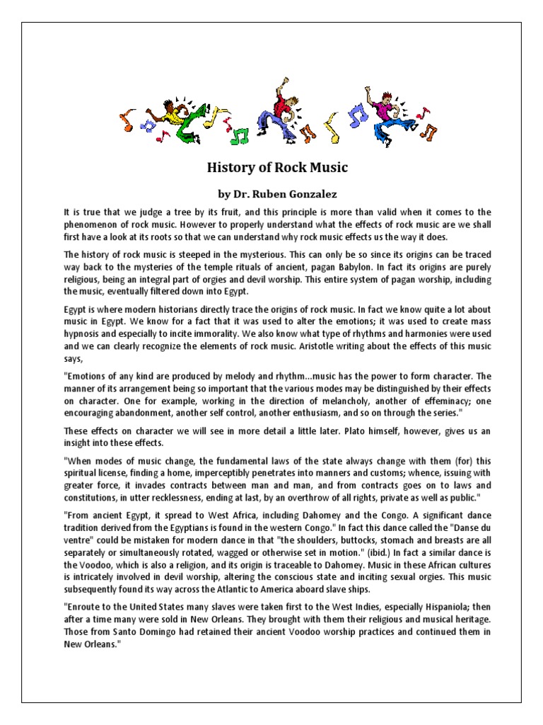 History of Rock Music | PDF | Jazz | Adolescence