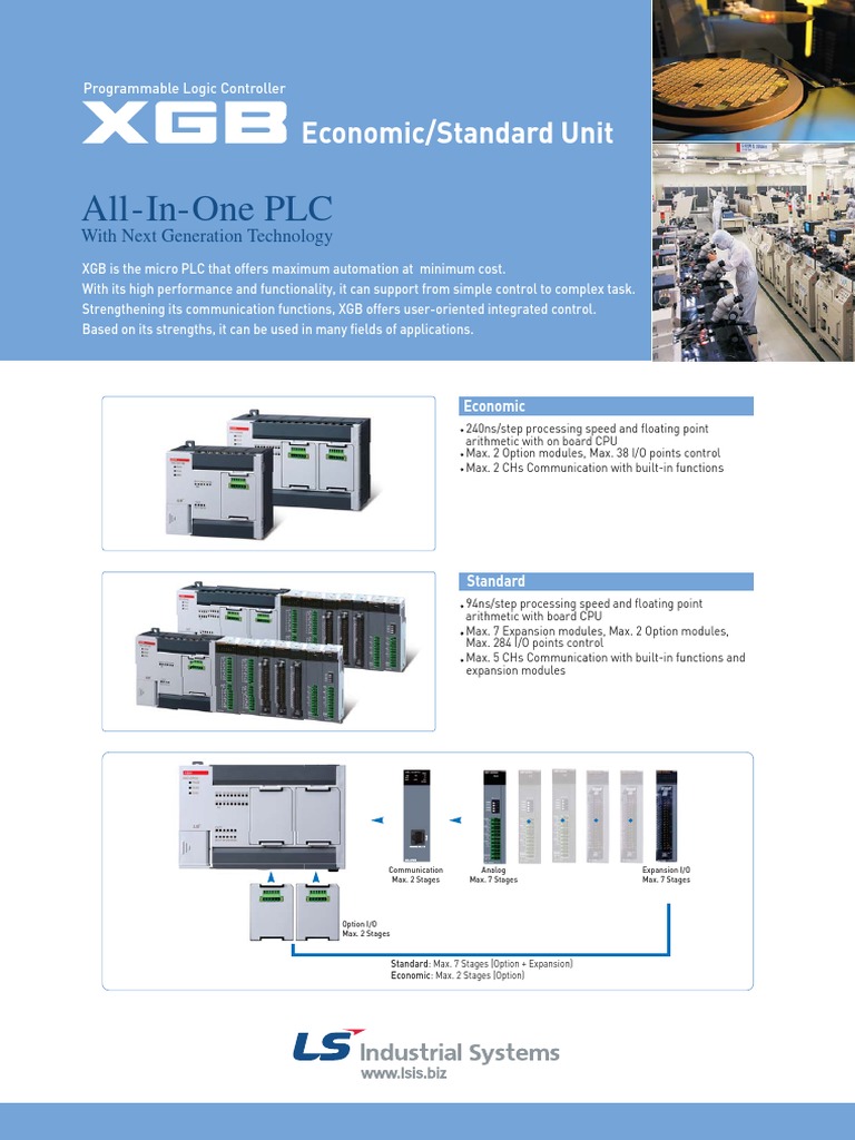 XGB Economic, Standard Catalogue (Eng) - 20100504 | PDF | Programmable Logic Controller ...