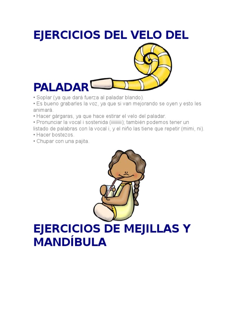 Ejercicios Del Velo Del Paladar | Vocal | Naturaleza