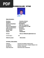 Curriculum Vitae Practicante Senati | PDF