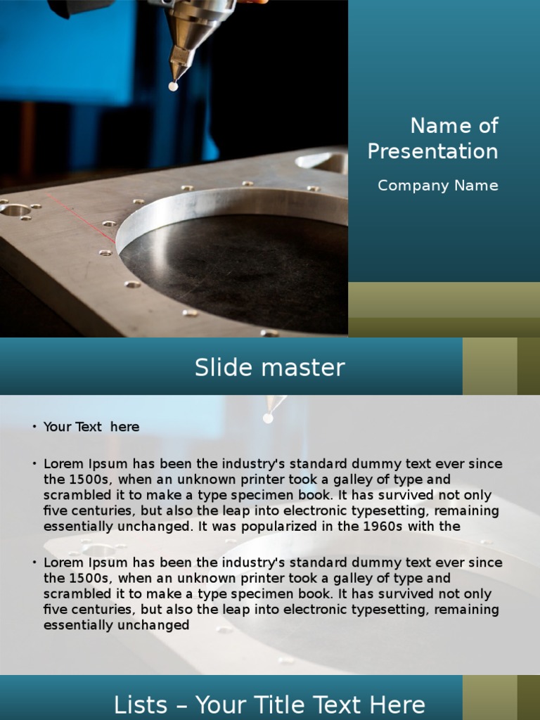 Presentation Slide Master Template | PDF
