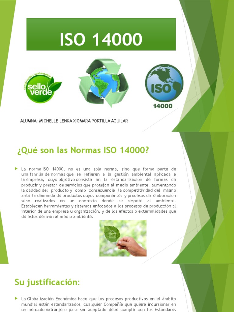 Iso 14000 | PDF | Organización internacional para la estandarización ...