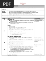 Drama Lesson Plan Movement Based, Grade 3/4 | PDF | Lesson Plan | Teachers