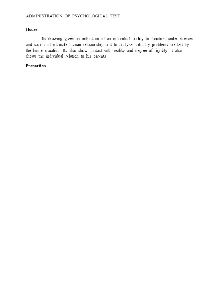 Psychological Test Administration Guide | PDF | Self-Improvement