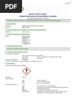 Safety Data Sheet Nitomortar Tc2000 Base: Revision Date: 26/06/2019 Revision: 0 | PDF | Toxicity ...