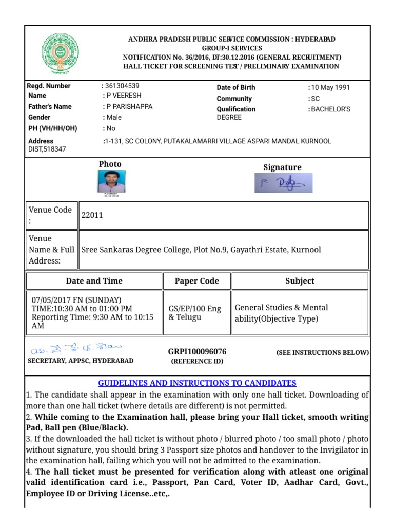Veeresh grp1 | PDF | Pen | Identity Document