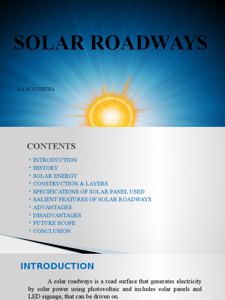 Solar Roadways | Solar Energy | Photovoltaics