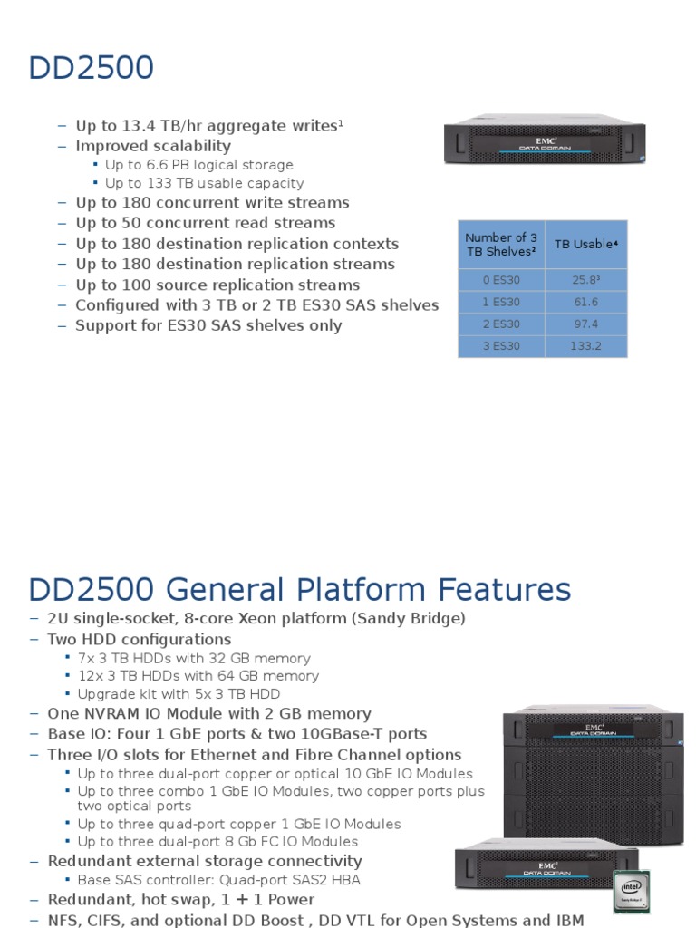DD2500 | PDF | Hard Disk Drive | Replication (Computing)