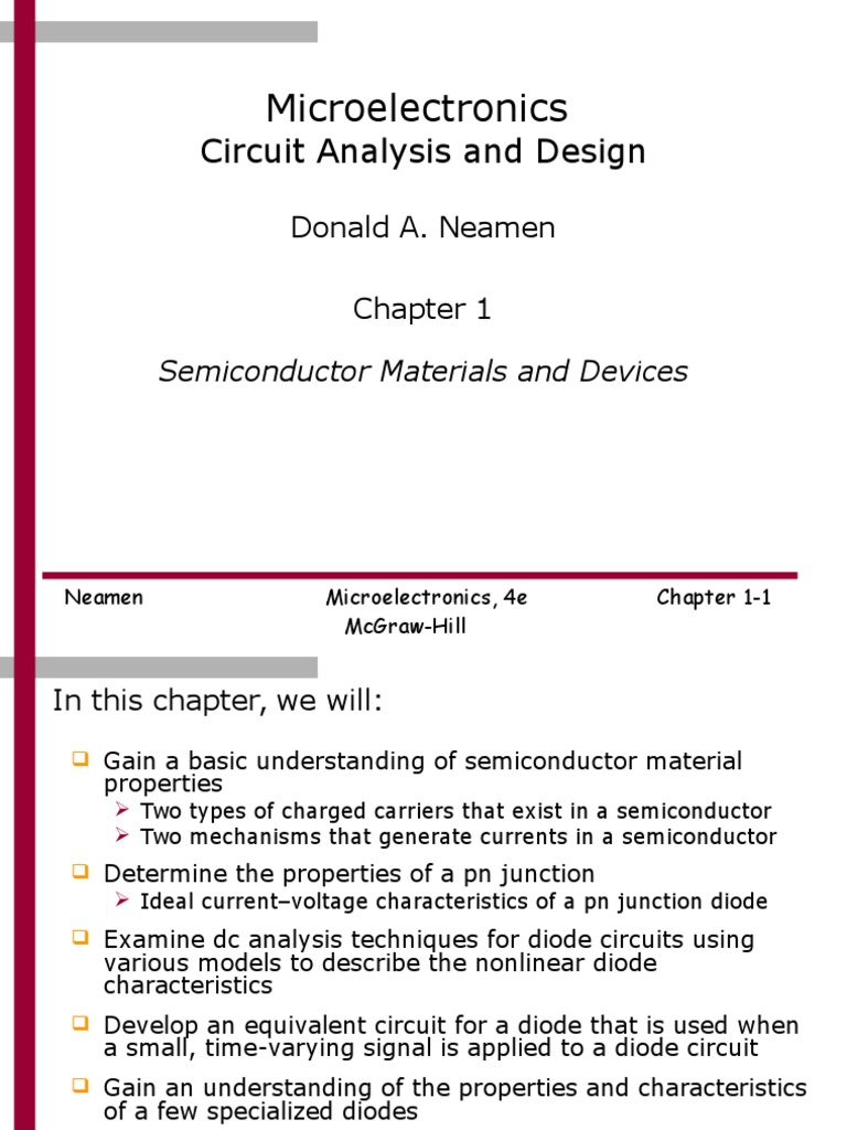 Microelectronics | PDF | P–N Junction | Semiconductors