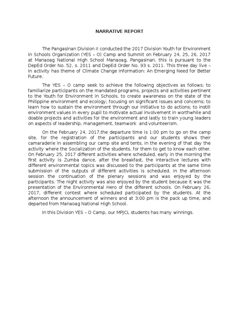 Preparing Youth Leaders for Environmental Stewardship: A Report on the ...