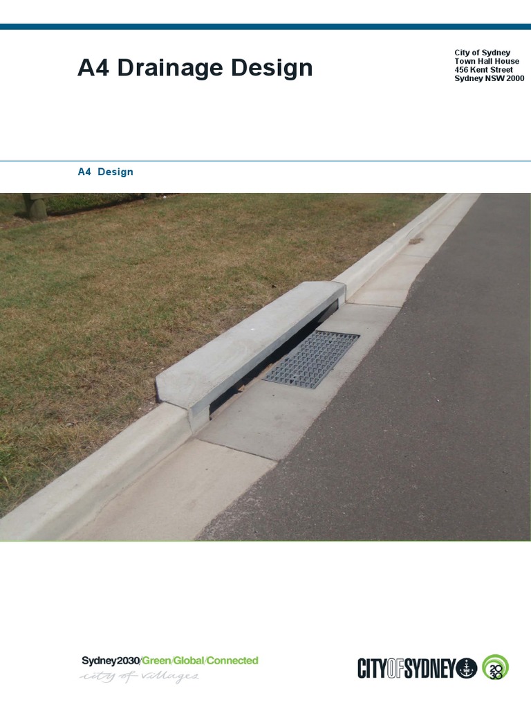 A4. Drainage Design Rev1 | PDF | Specification (Technical Standard) | Flood