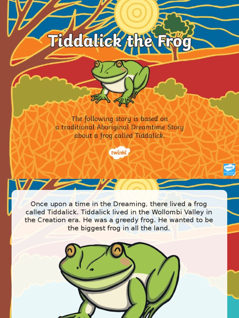 Tiddalick The Frog Powerpoint | PDF