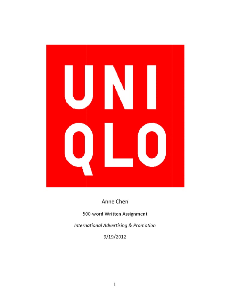 An Analysis of the UNIQLO Brand's International Growth Strategy | PDF ...