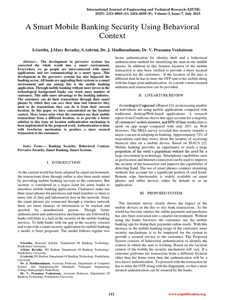 IJETR032655 | PDF | Mobile Device | Computer Security