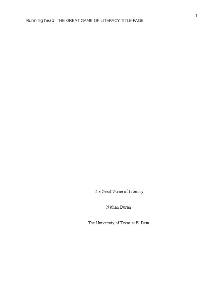 Literacy Narrative Final Draft | PDF | Literacy | Further Education