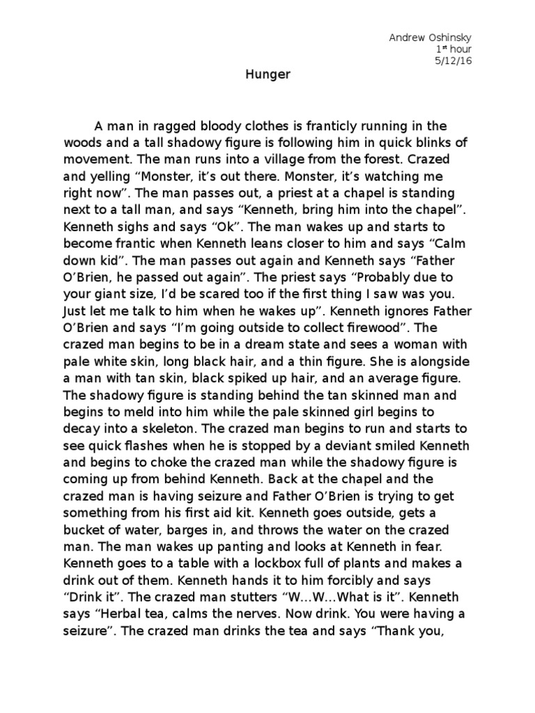 Hunger | PDF | Cain And Abel | Christianity