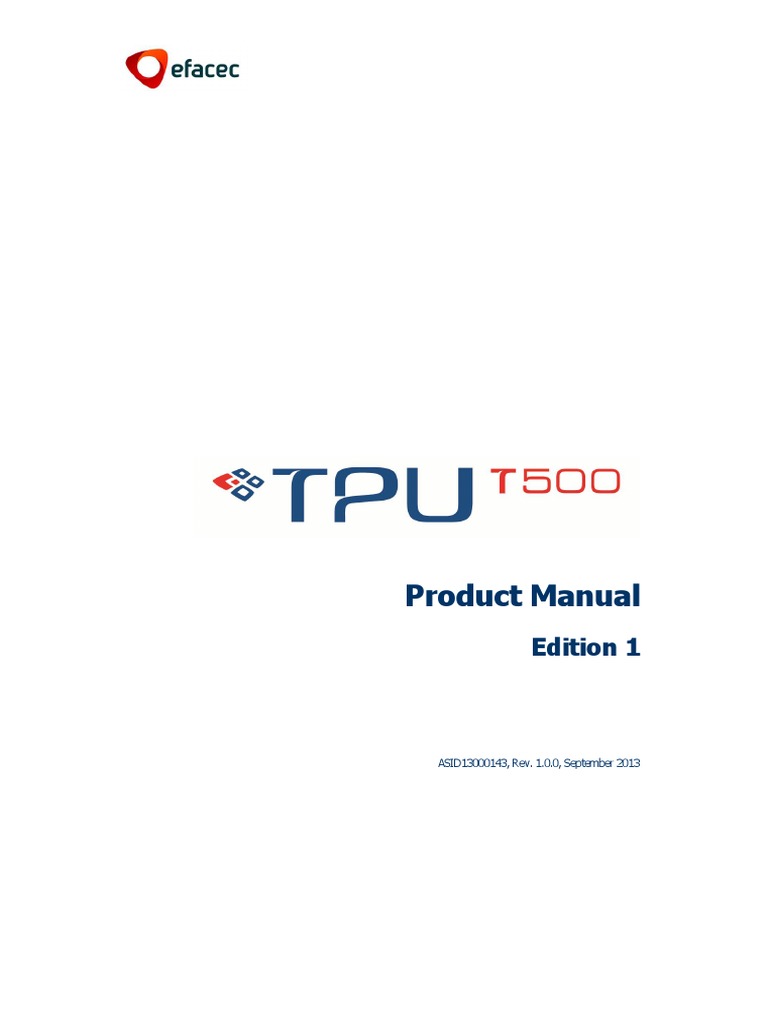 TPU T500 Ed.1 | PDF | Scada | Computer Network