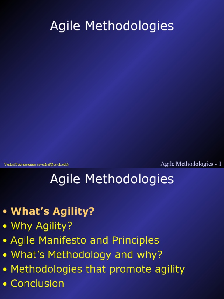 Agile Methodologies | PDF | Agile Software Development | Scrum (Software Development)