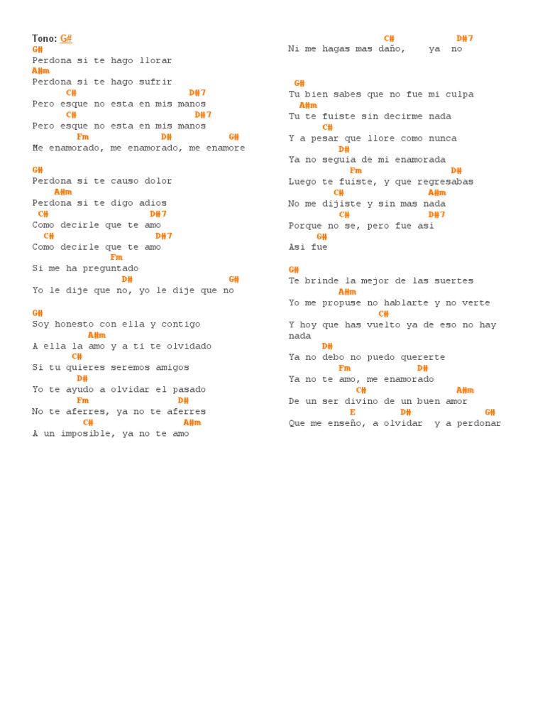 Asi Fue Acordes | PDF