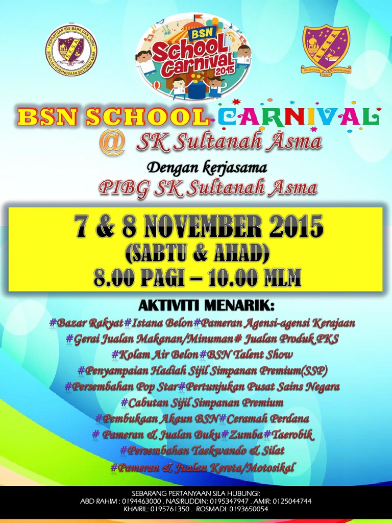 Poster BSN School Carnival | PDF