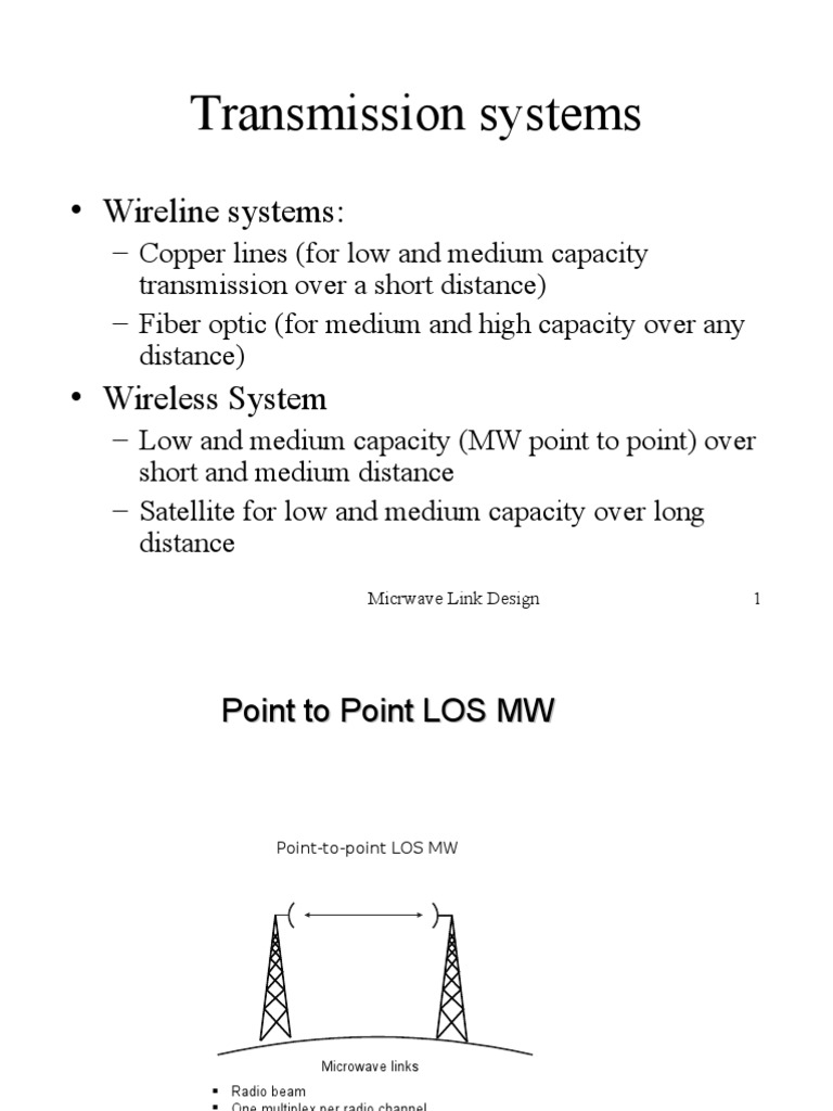 Microwave Link Design | Download Free PDF | Microwave | Radio Propagation