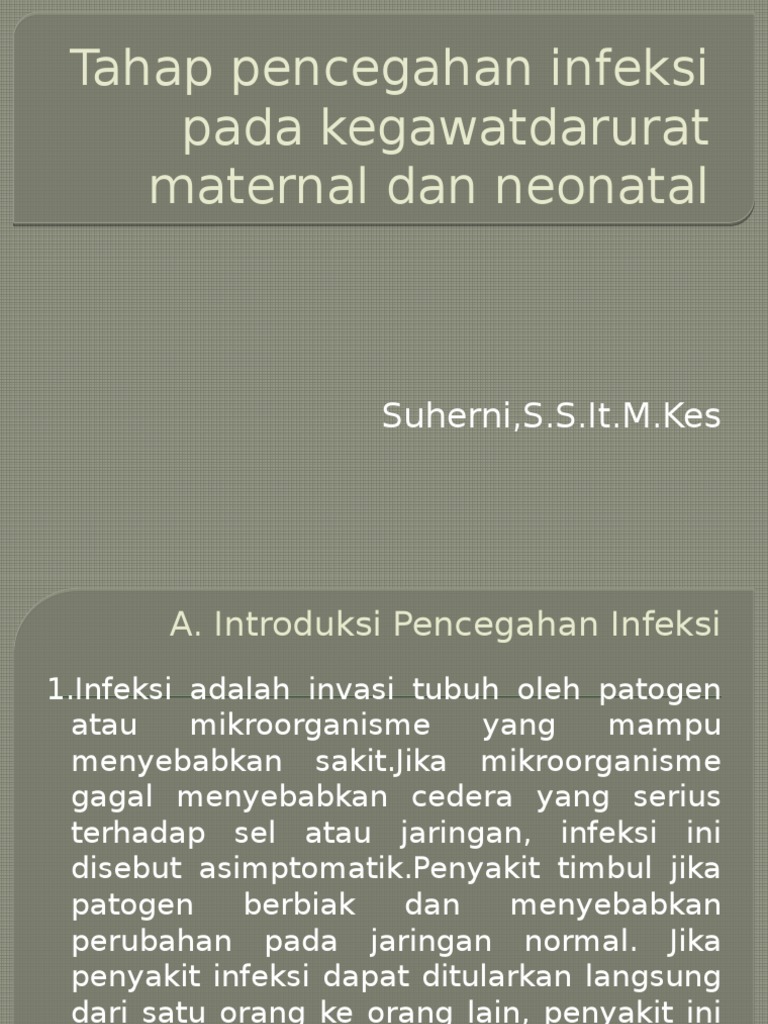 MENGURANGI RISIKO INFEKSI PADA IBU HAMIL DAN BAYI BARU LAHIR | PDF